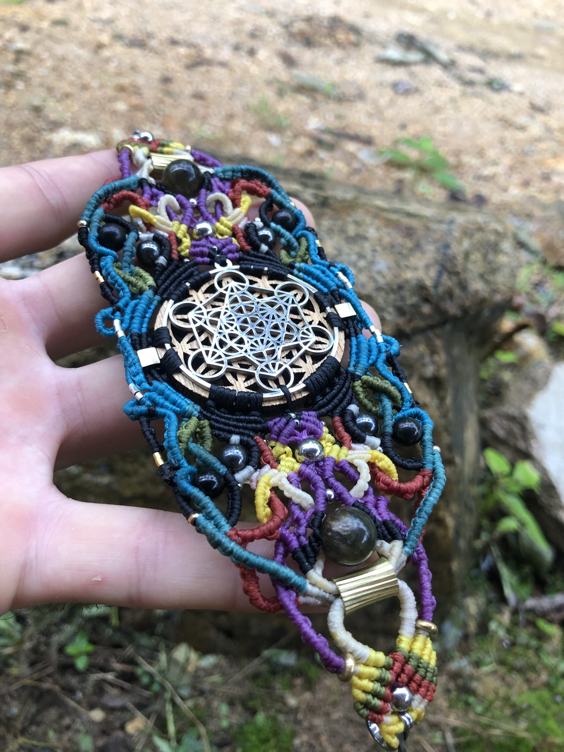 Custom Order for Sacred Geometry Bracelet - GoaLaserFactory