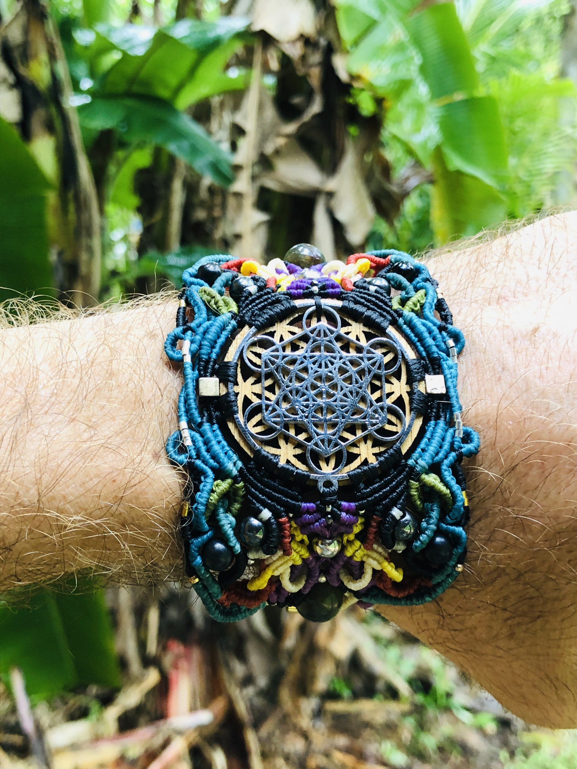 Custom Order for Sacred Geometry Bracelet - GoaLaserFactory
